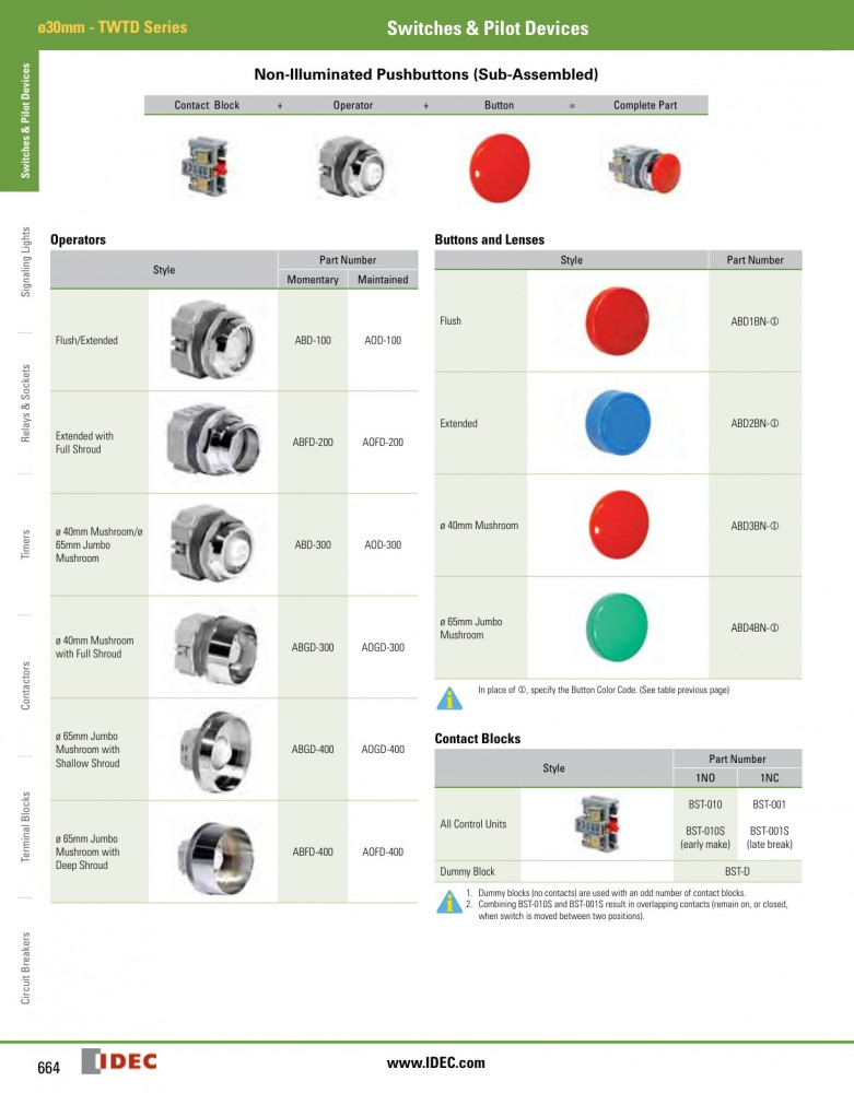 IDEC TWTD catalogue page 5