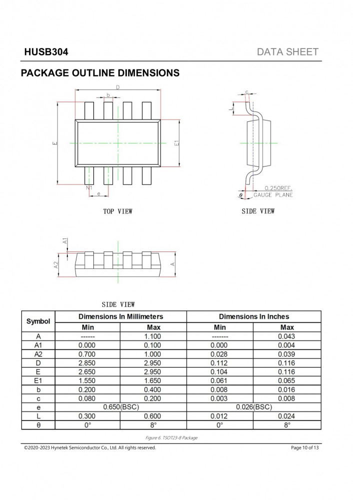 HUSB304-01 datasheet page 10