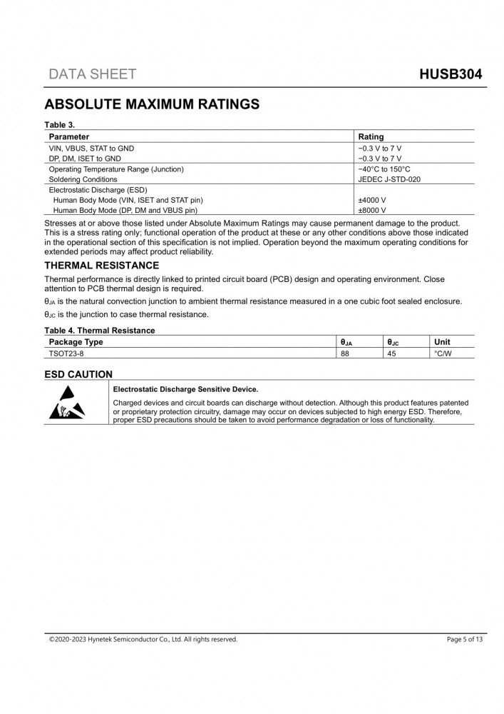 HUSB304-01 datasheet page 5