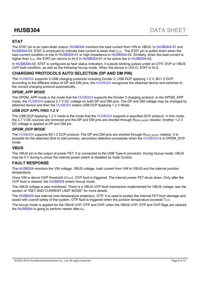 HUSB304-01 datasheet page 8