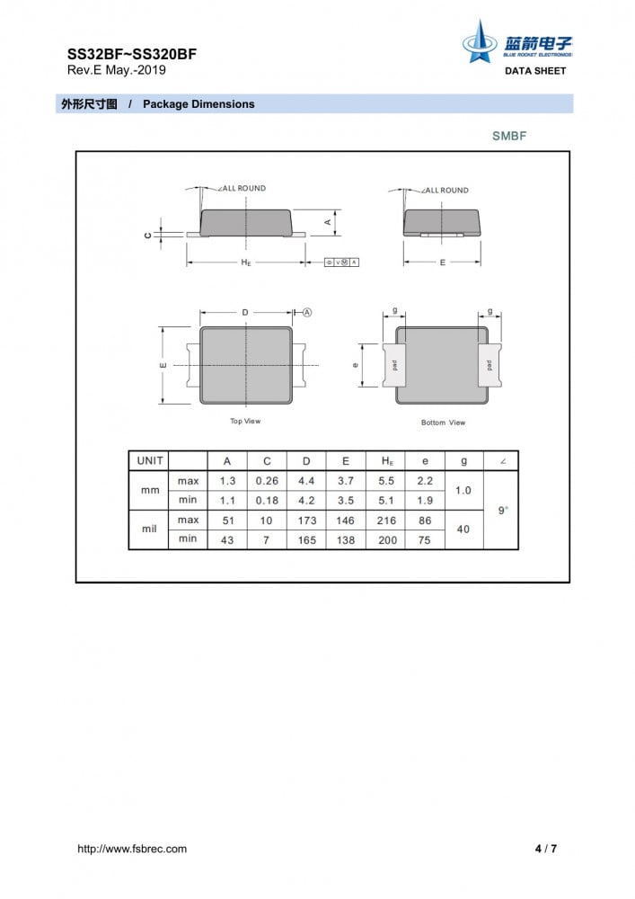SS34BF datasheet page 4