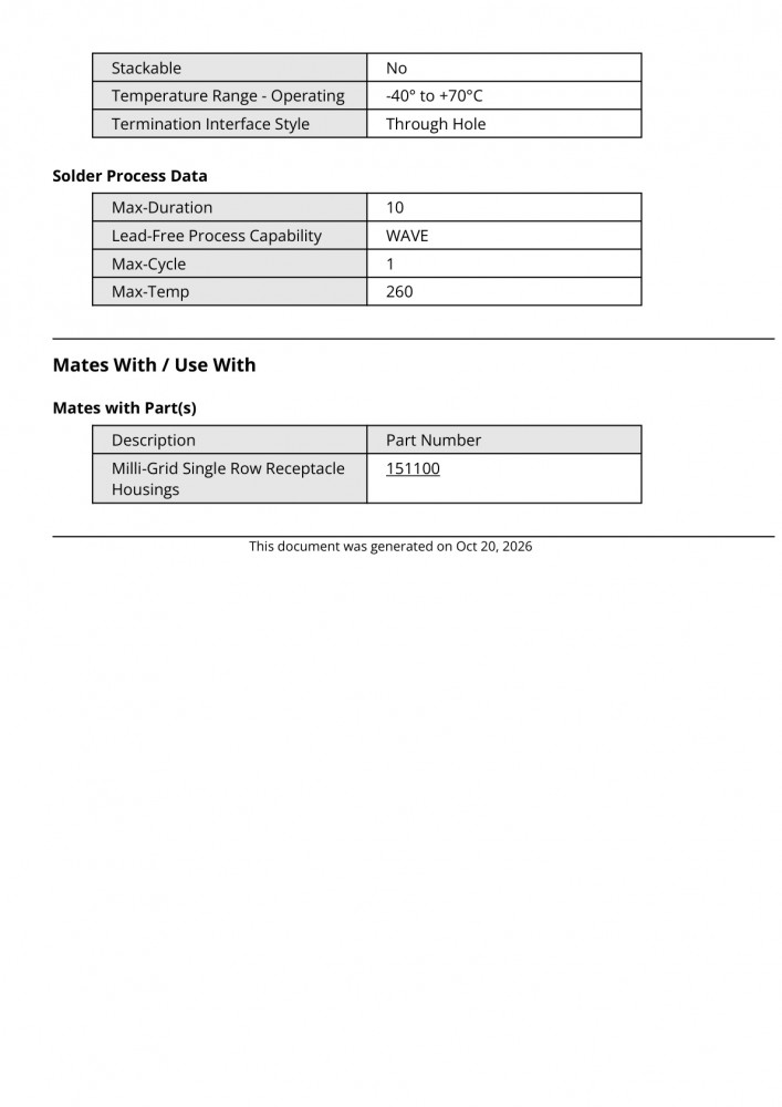 Molex product specification page 4