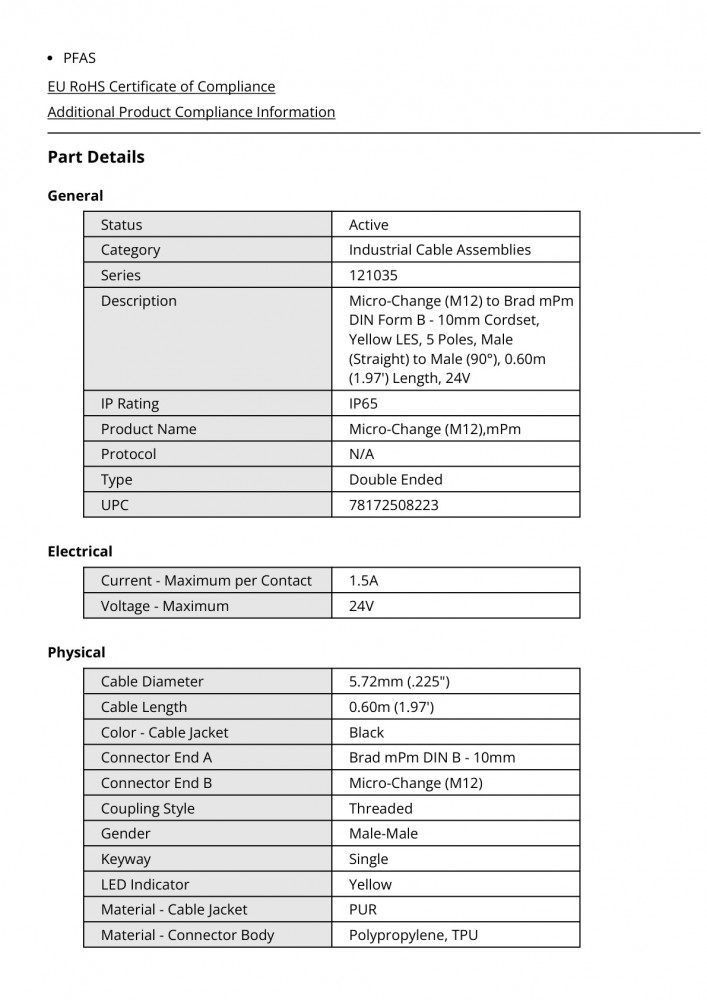 MOLEX product document page 2