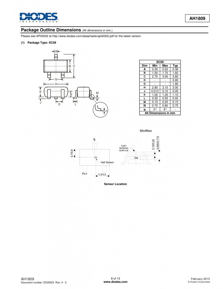 AH1809 datasheet page 8