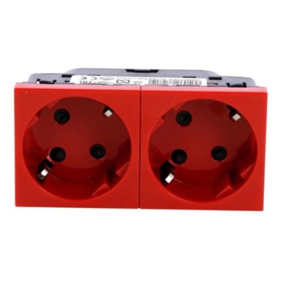 Mosaic™ - Multi-support multiple socket - 2 x 2P+E automatic term. - tamperproof for sale