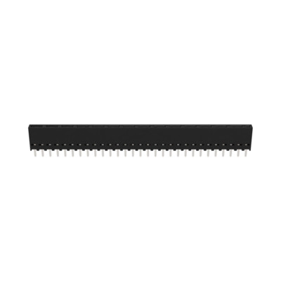 C-Grid III PCB Receptacle, 2.54mm Pitch, Single Row, Vertical, Shrouded, 29 Circuits, 0.38µm Gold (Au) Plating for sale