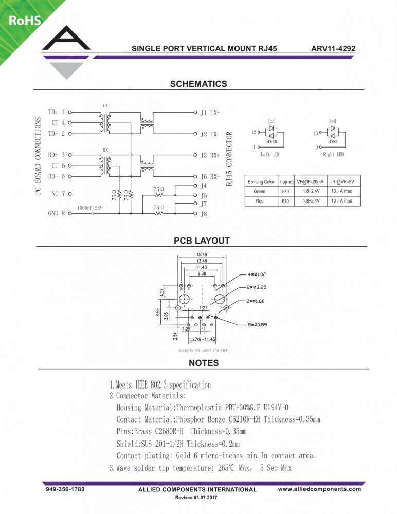 ARV11-4292 technical document page 2