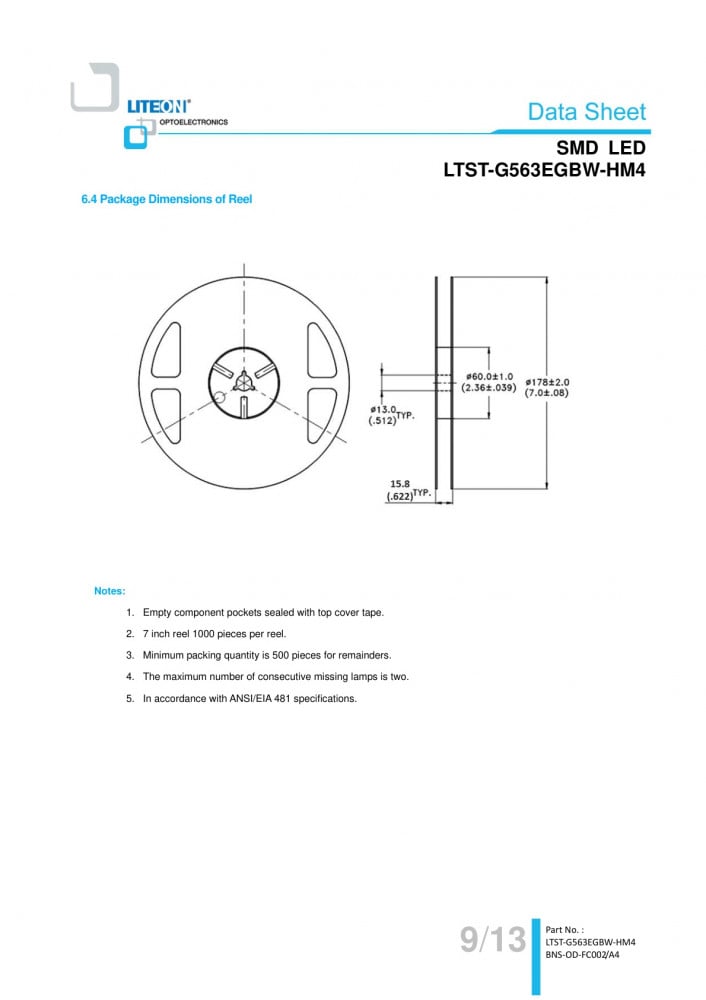 LTST-G563EGBW-HM4 datasheet page 10