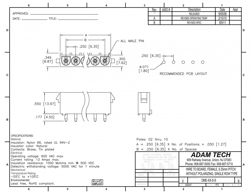 DME-03-S-S technical document preview
