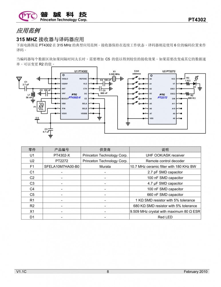PT4302-X datasheet page 8