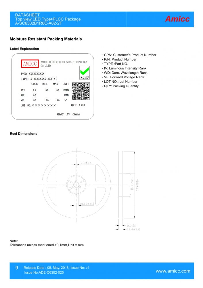 A-SC6302B1R6C-A02-2T datasheet page 9
