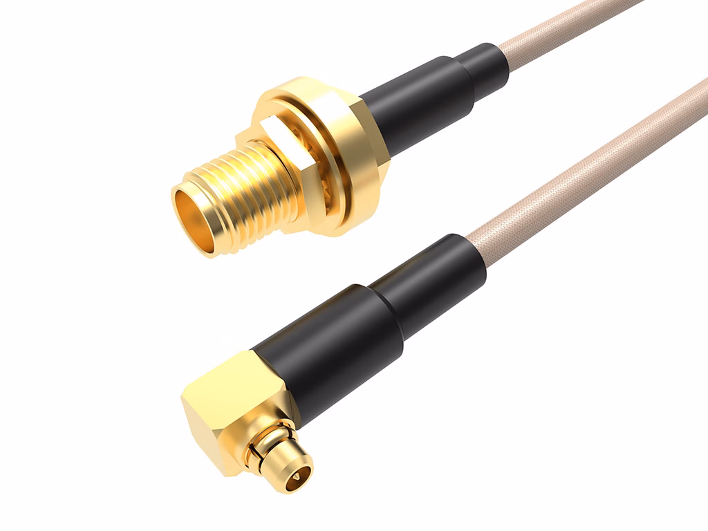 Cardinal Test N Straight Plug to N Straight Jack on Armored MXR 100 Cable, 304.80mm Length, 50 Ohms