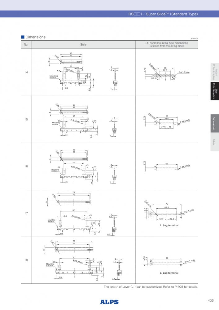 ALPSALPINE RS30111A602N catalog page 5