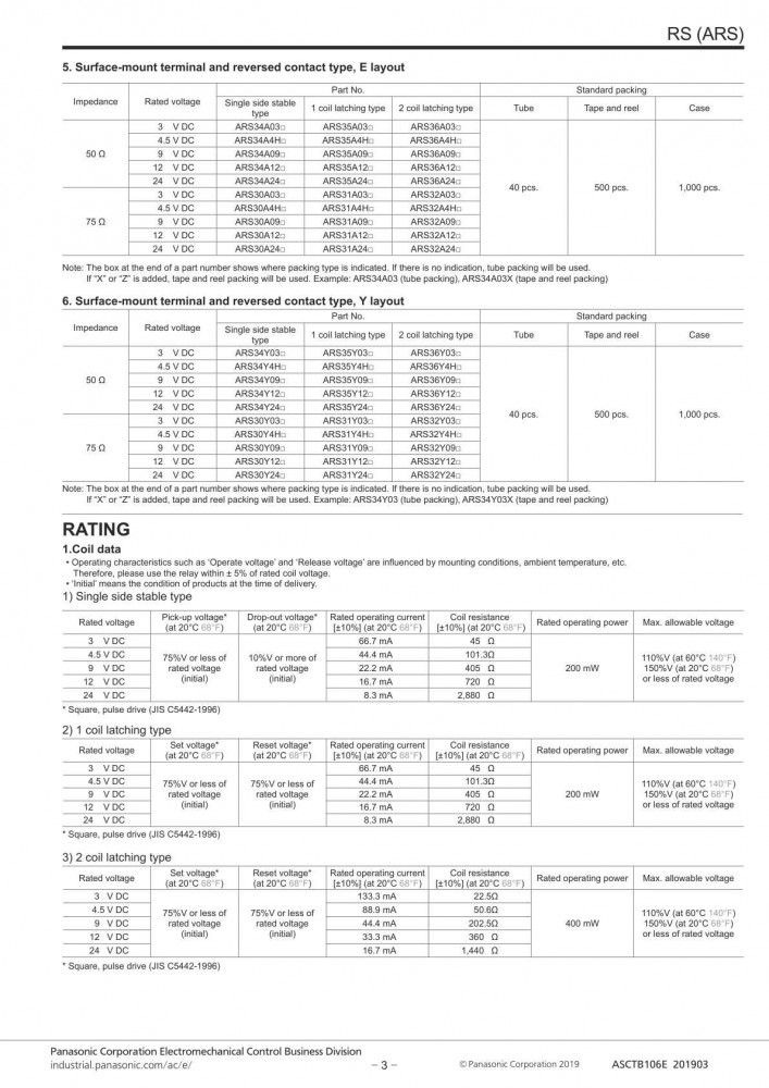 ARS relay document page 3