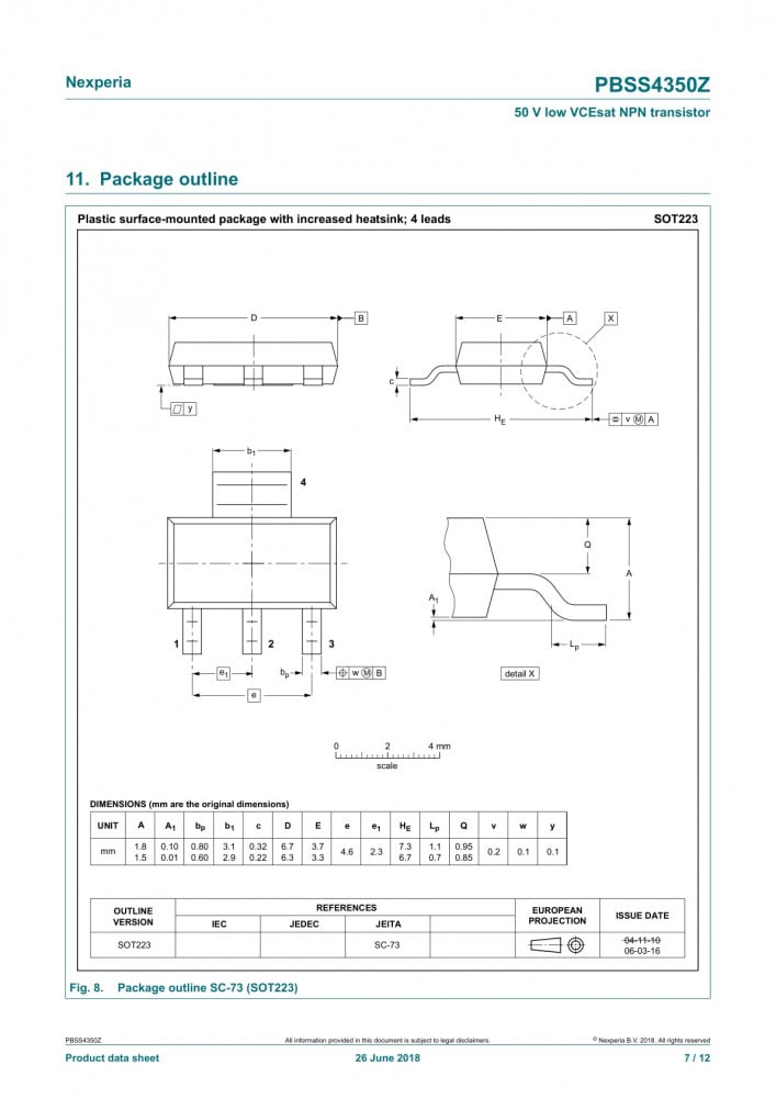 PBSS4350Z datasheet page 7