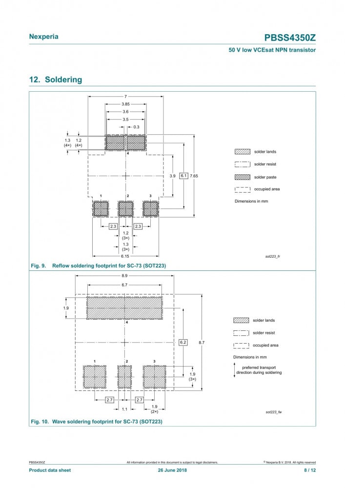 PBSS4350Z datasheet page 8