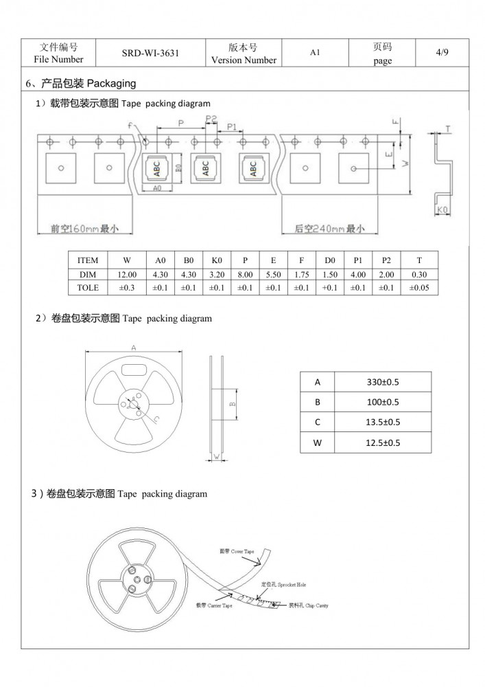 SOREDE SNR4030TYD4R7M datasheet page 6