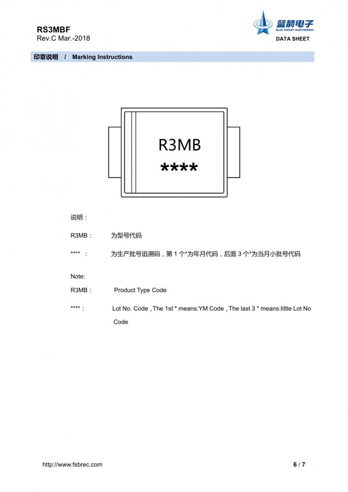 RS3MBF datasheet page 6