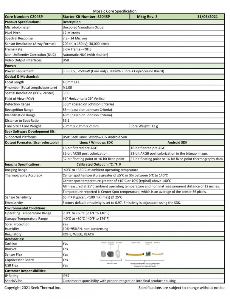 S204SP technical document, page 1