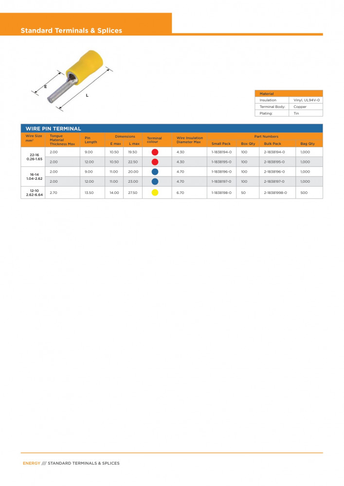 TE Connectivity Euro-Crimp technical document page 10
