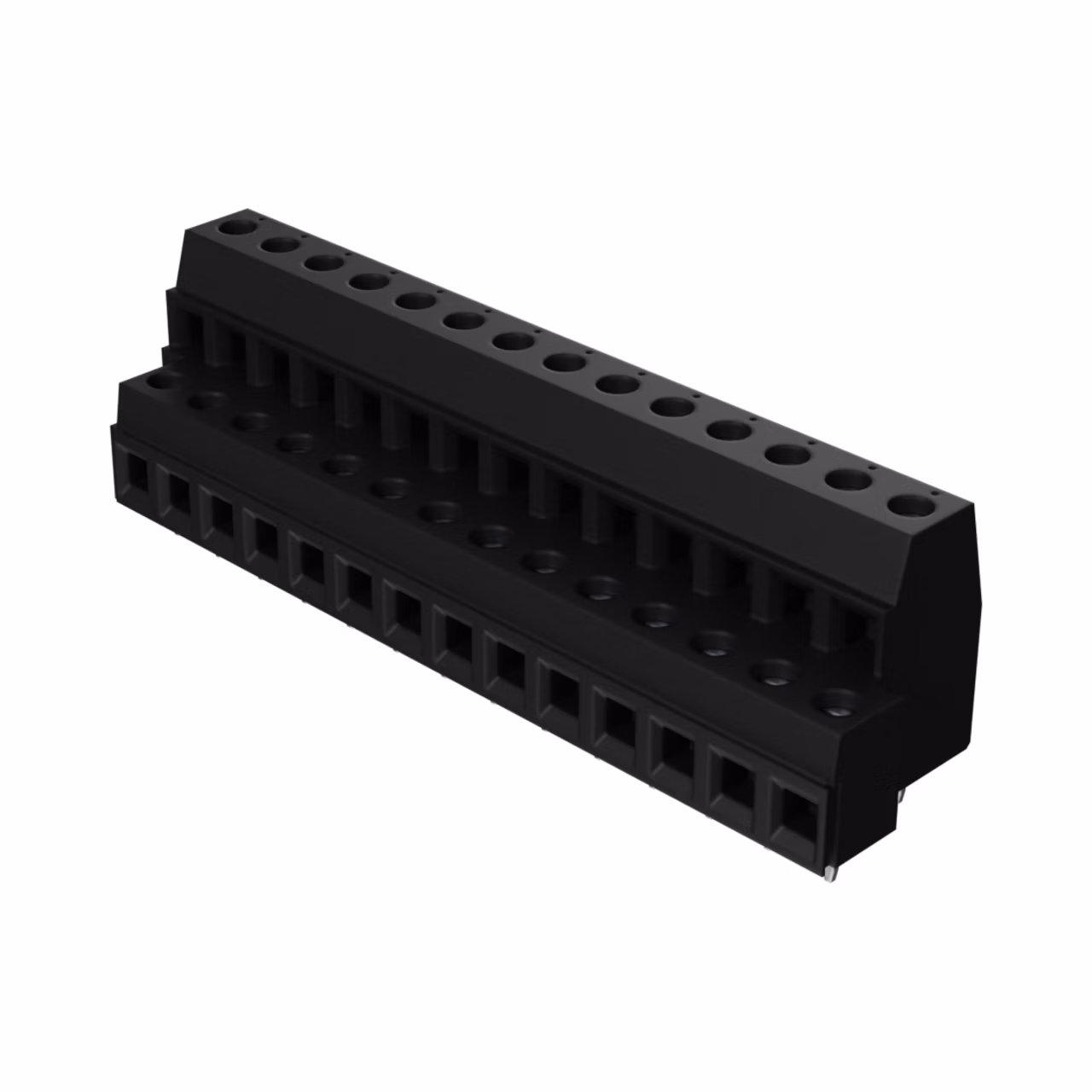 5.08mm Pitch Beau Eurostyle Low Profile, Two Level Terminal Block, Modular, 28 Circuits for sale