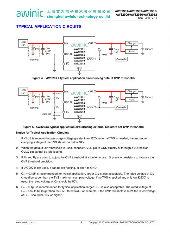 AW32905FCR datasheet page 4