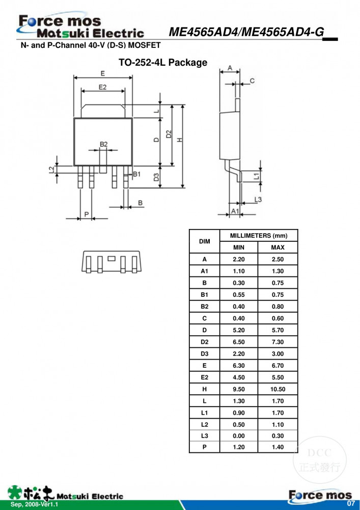 ME4565AD4 datasheet page 7