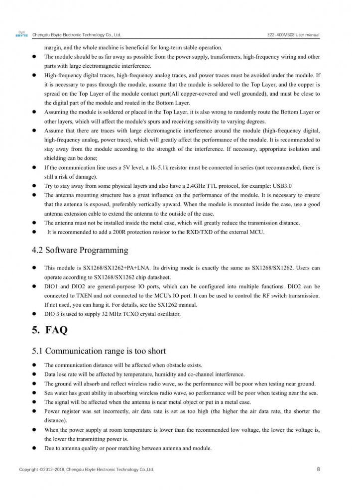 E22-400M22S technical document page 9