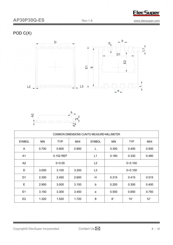 AP30P30Q-ES datasheet page 8