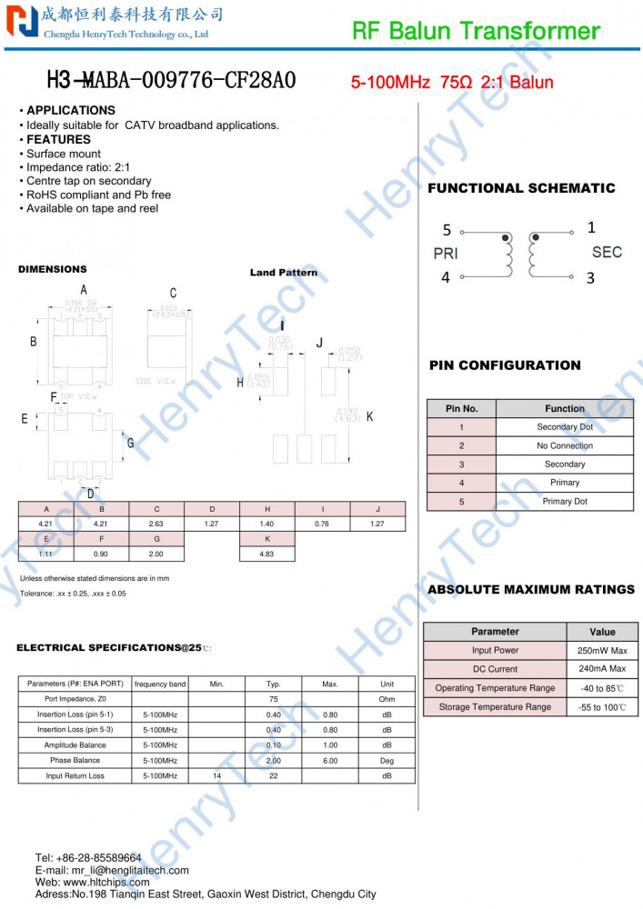 H3-MABA-009776-CF28A0 datasheet page 1