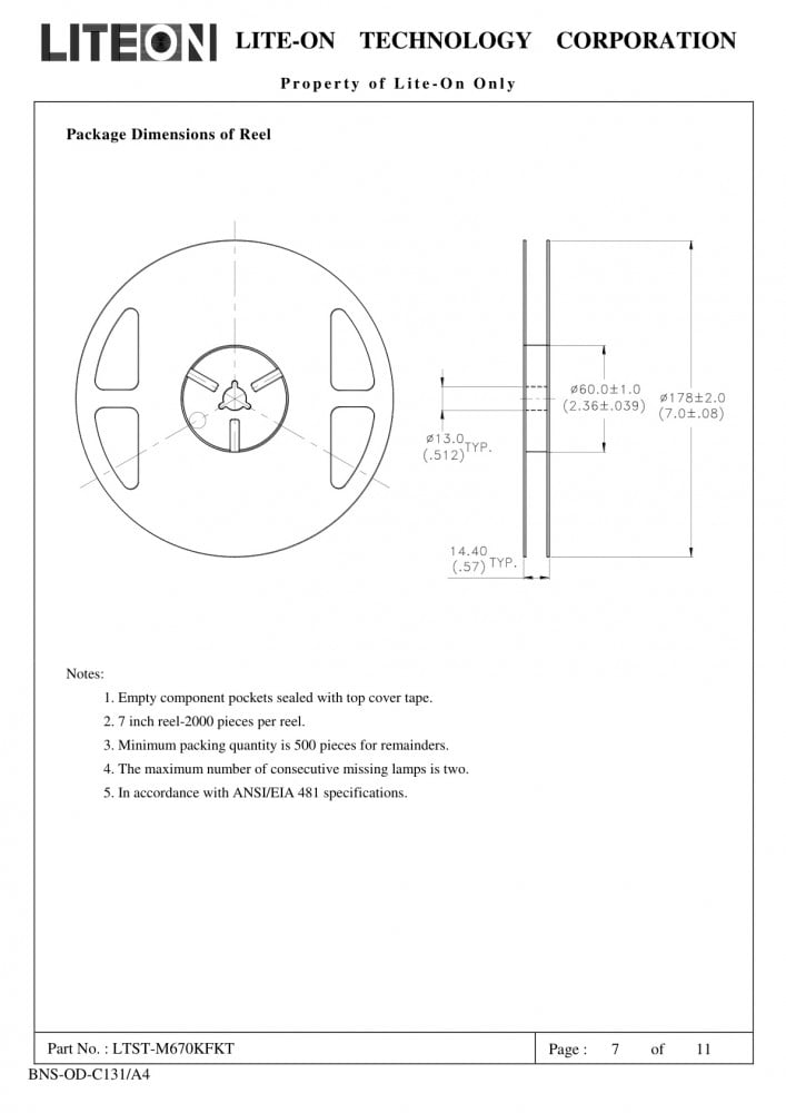 LTST-M670KFKT datasheet page 8