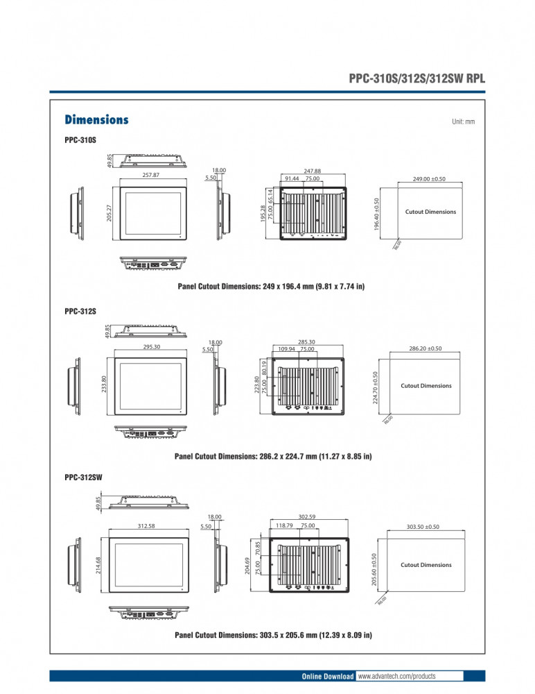 PPC-312S(W) RPL product documentation page 2