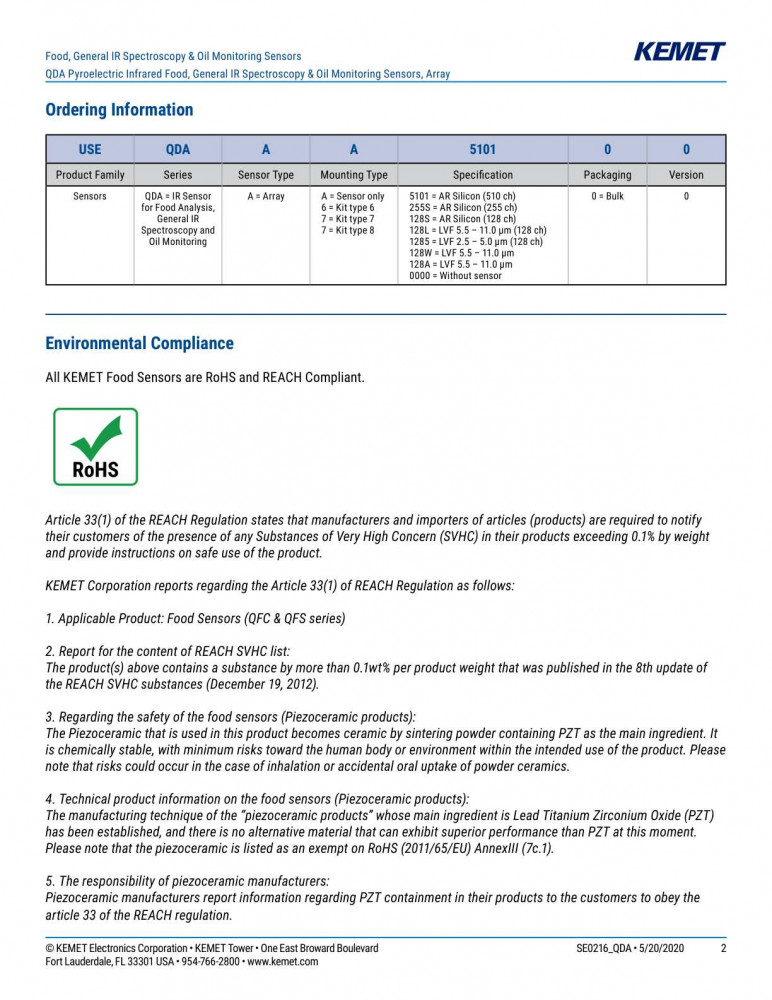 KEMET QDA documentation page 2