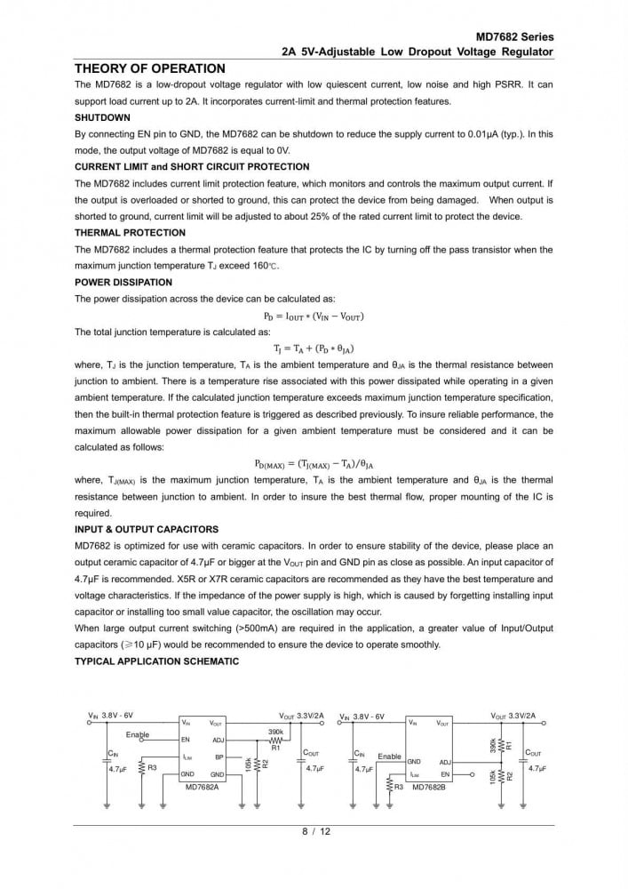 MD7682 datasheet page 8