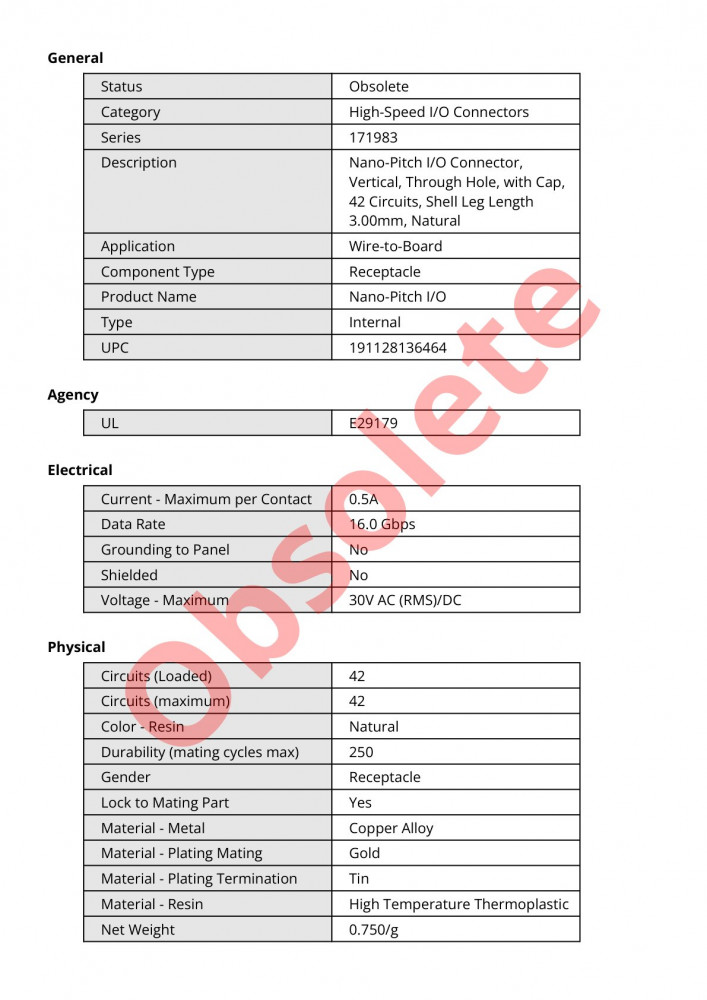 MOLEX product document image 2 for 1719832342