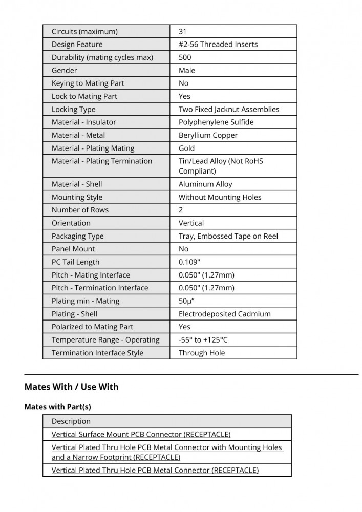 MK-233-031-125-2200-0B7 technical document page 2