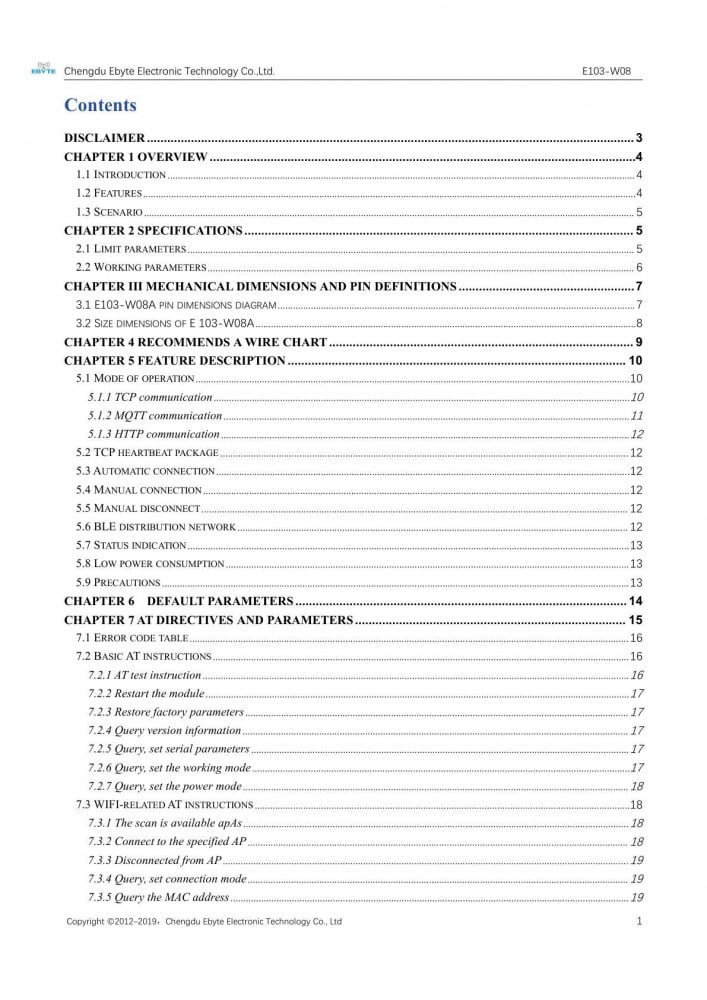 E103-W08A manual page 2