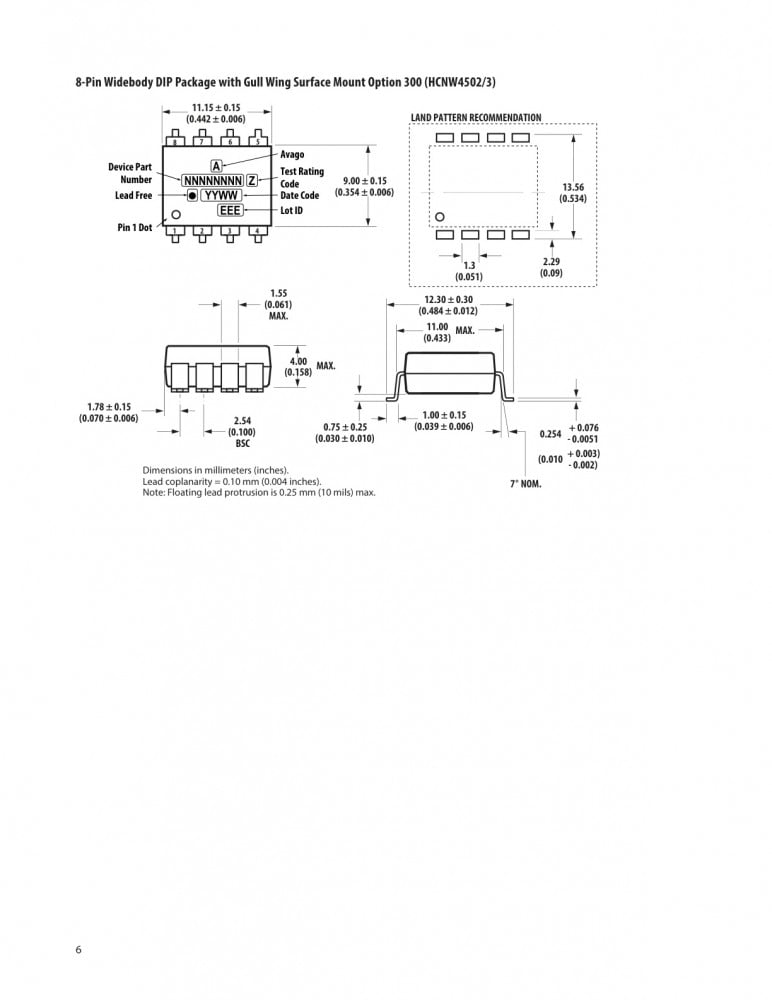 HCNW4502 datasheet page 6