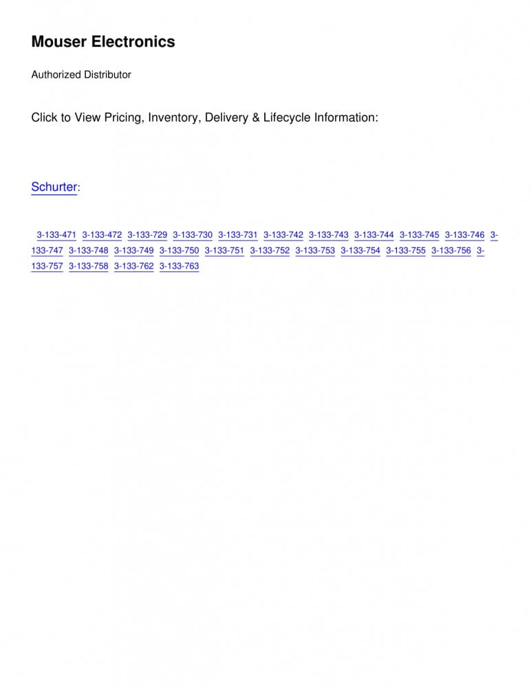 SCHURTER 3-133-742 technical document page 5
