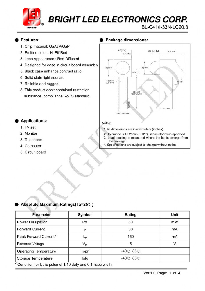 BL-C41-I-33N-LC20.3 datasheet page 1