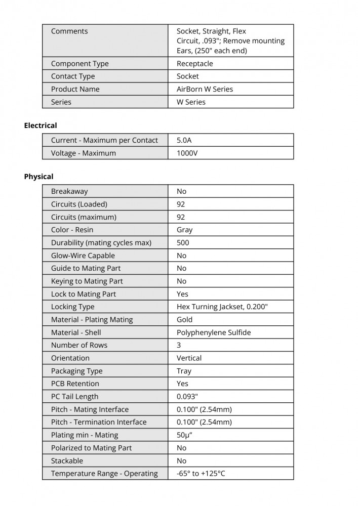 WG92SAF6JTB342 technical document image 2