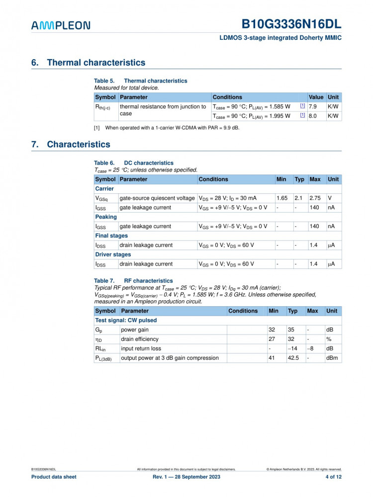 B10G3336N16DL technical document preview, page 4