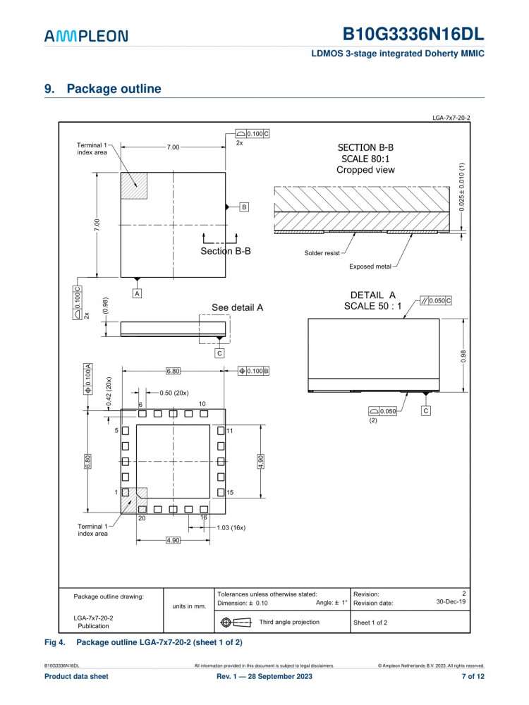 B10G3336N16DL technical document preview, page 7