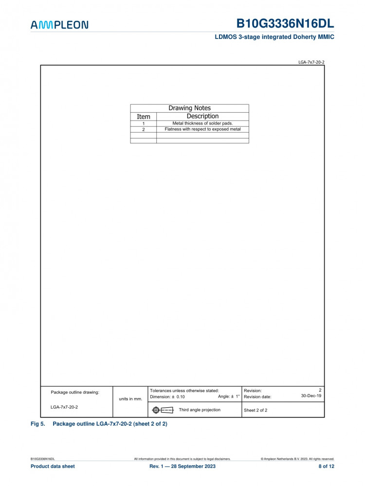 B10G3336N16DL technical document preview, page 8