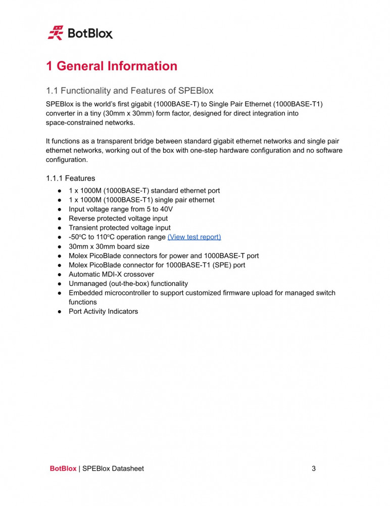SPEBlox datasheet page 3