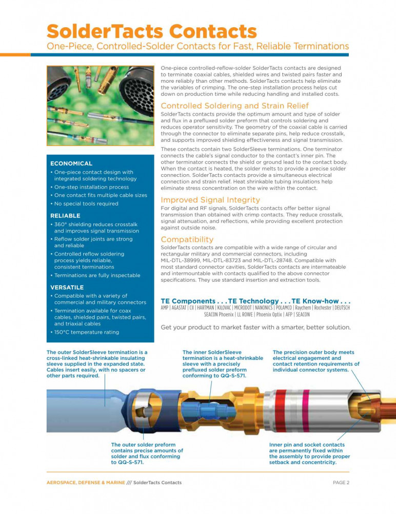 TE SolderTacts documentation page 2