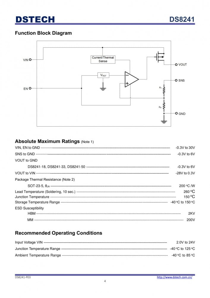 DS8241 datasheet page 4