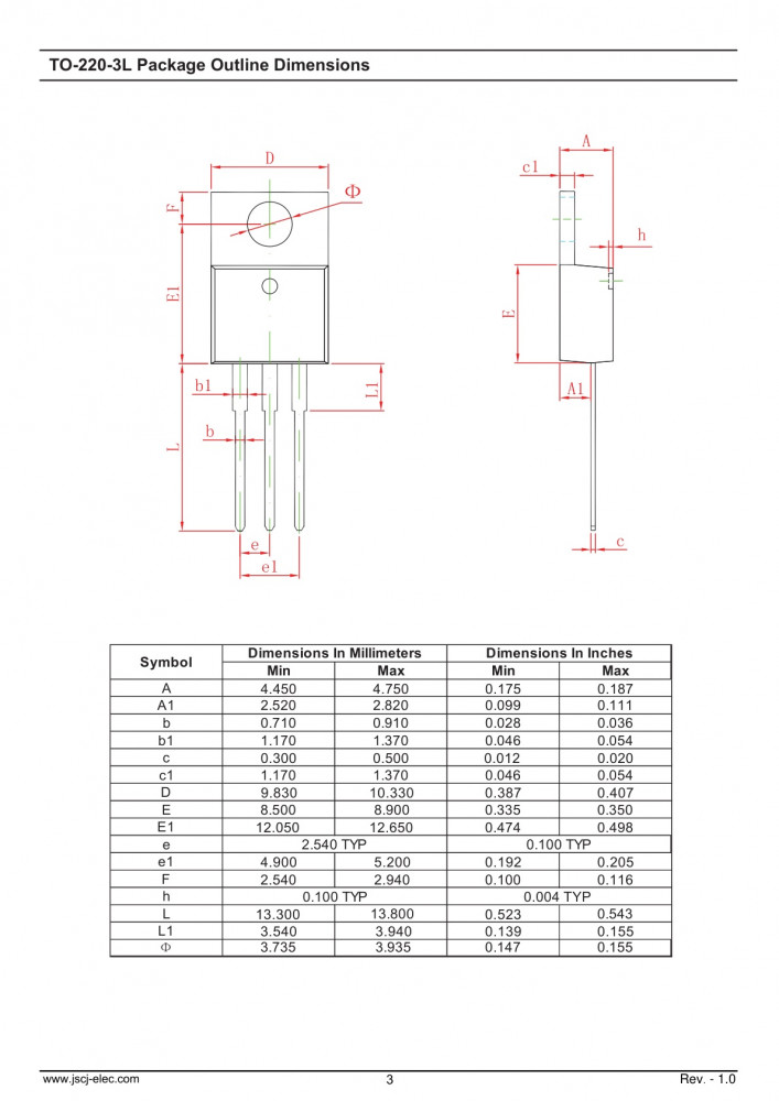 SBD30100TCTB datasheet page 3