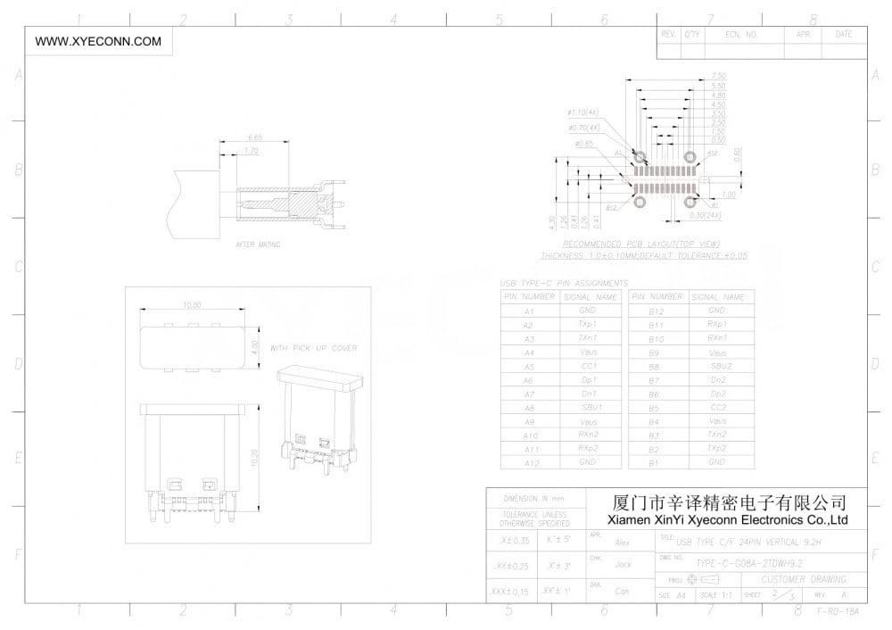 TYPE-C-G08A-2TDWH9.2 drawing page 2