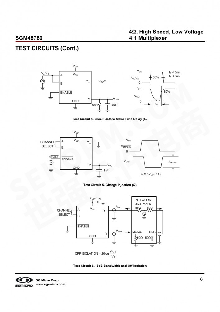 SGM48780 datasheet page 6